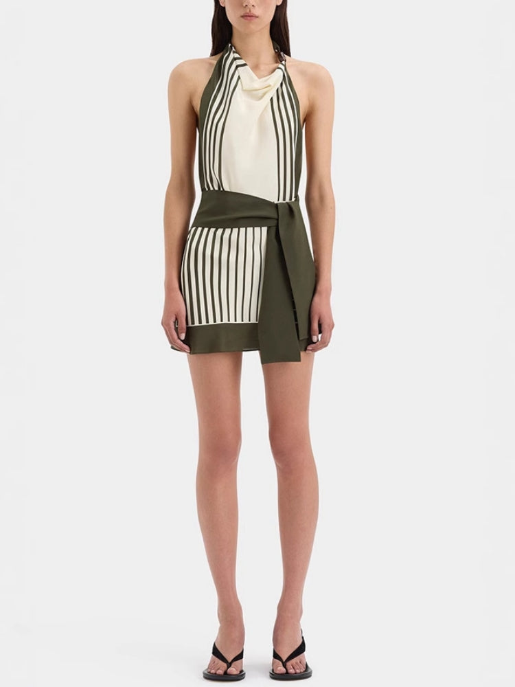 Summer Contrast Panel Dress – Boiilife