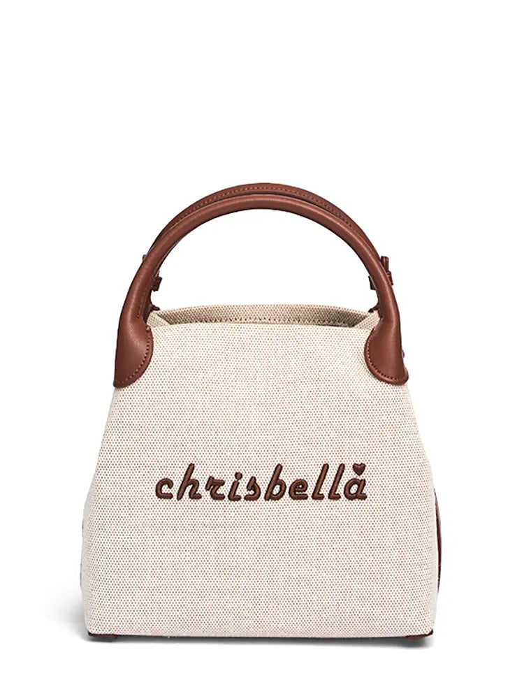 New High-End Letter Canvas Tote with Detachable Strap – Boiilife